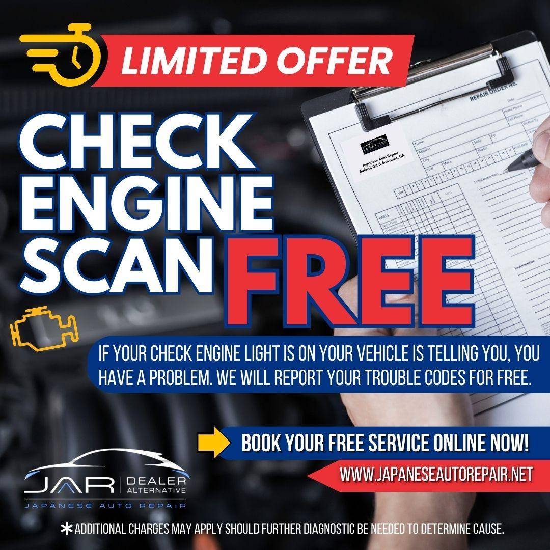 Free Engine Scan - Japanese Auto Repair & Service